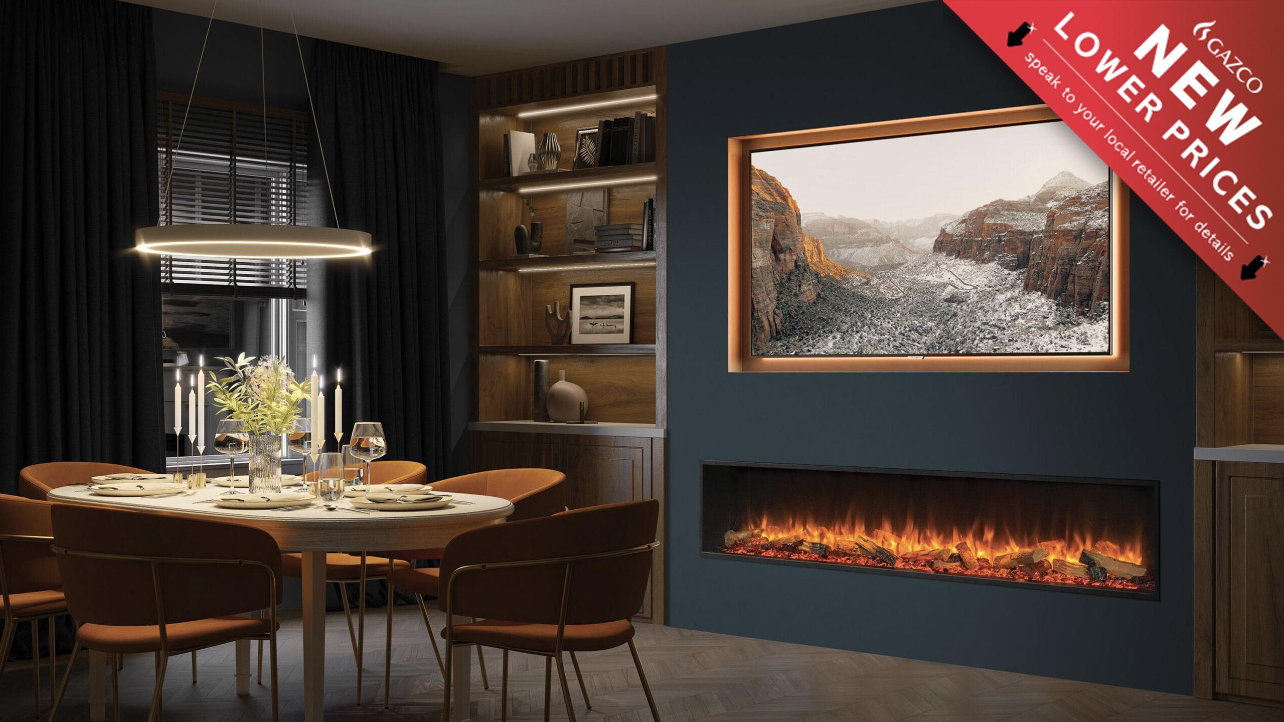 New Generation eReflex Electric Fires - Gazco Built In Fires ...