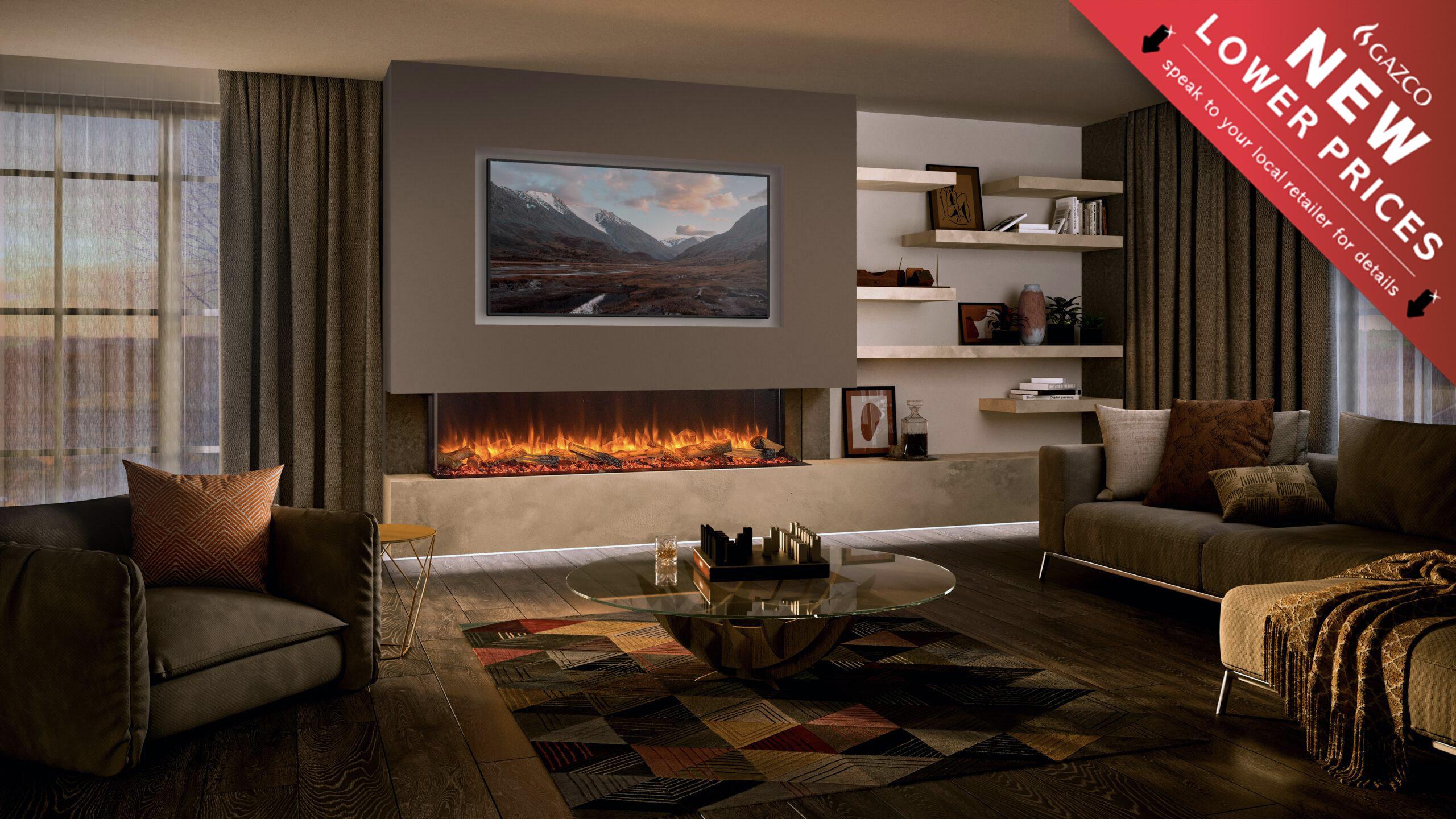 New Generation eReflex Electric Fires - Gazco Built In Fires ...