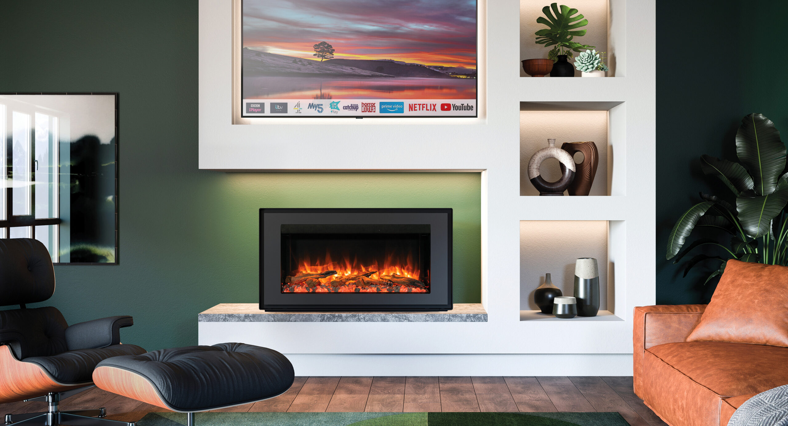 Freestanding Electric Fires - Stovax & Gazco