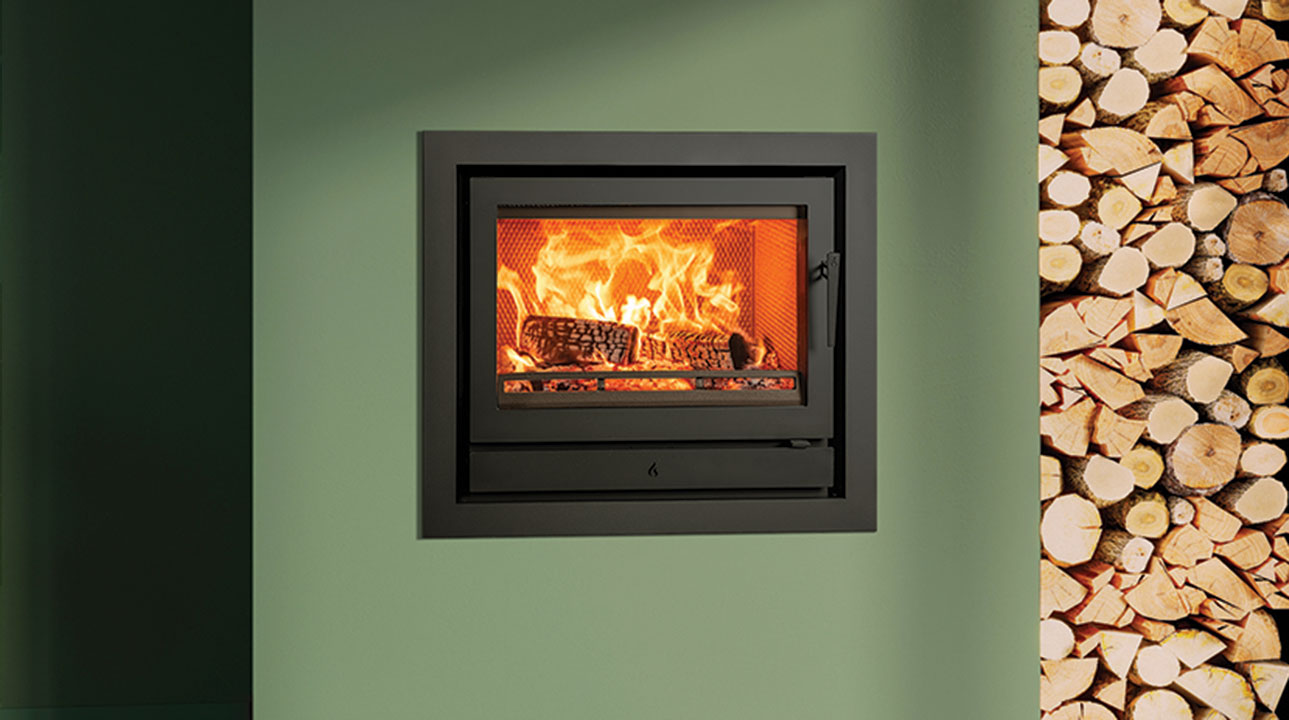 Riva Wood Burning Stoves Riva 2 55 With 3 Sided Frame XS Frame